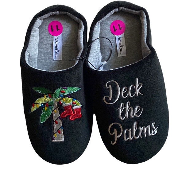 Shoes | New Deck The Palms Christmas Slippers Unisex | Poshmark